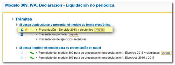 Modelo 309 - Cegid Club del Asesor